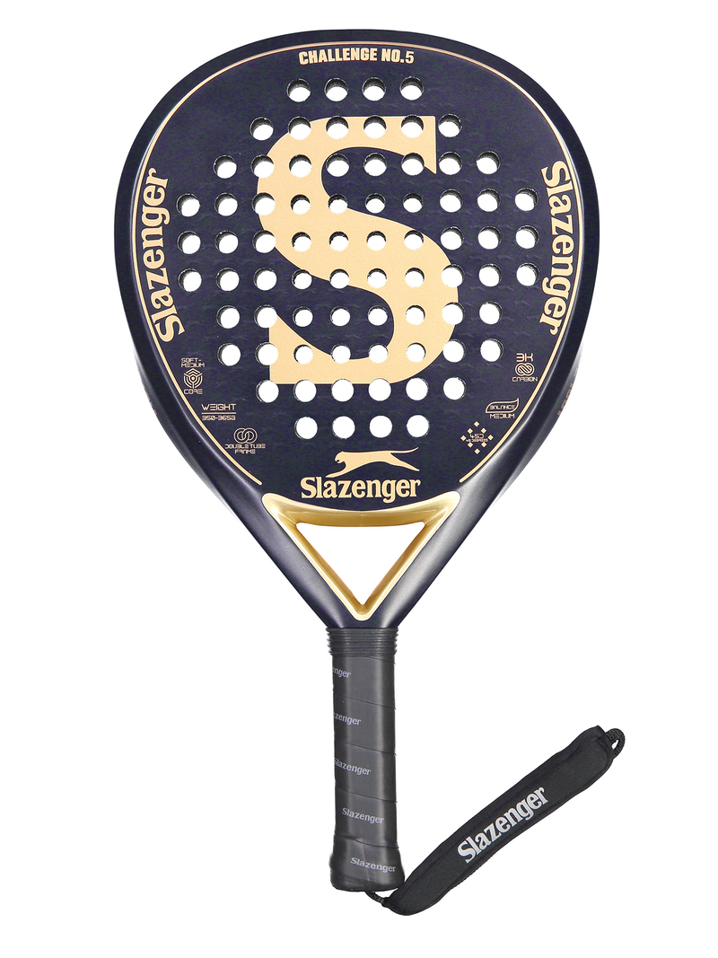 Slazenger Challenge No 5 Hybrid 3K Carbon 2024 Padel Racket – Padel Corner